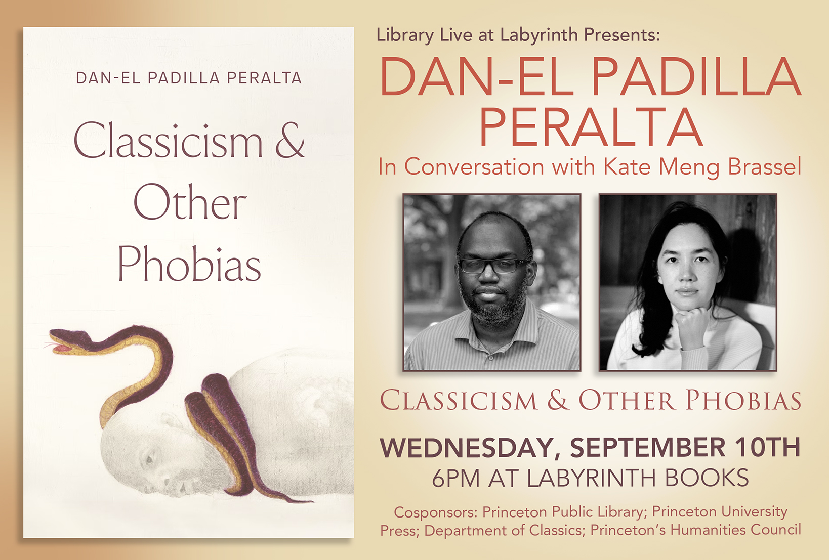 Dan-el Padilla Peralta in conversation with Kate Meng Brassel ...