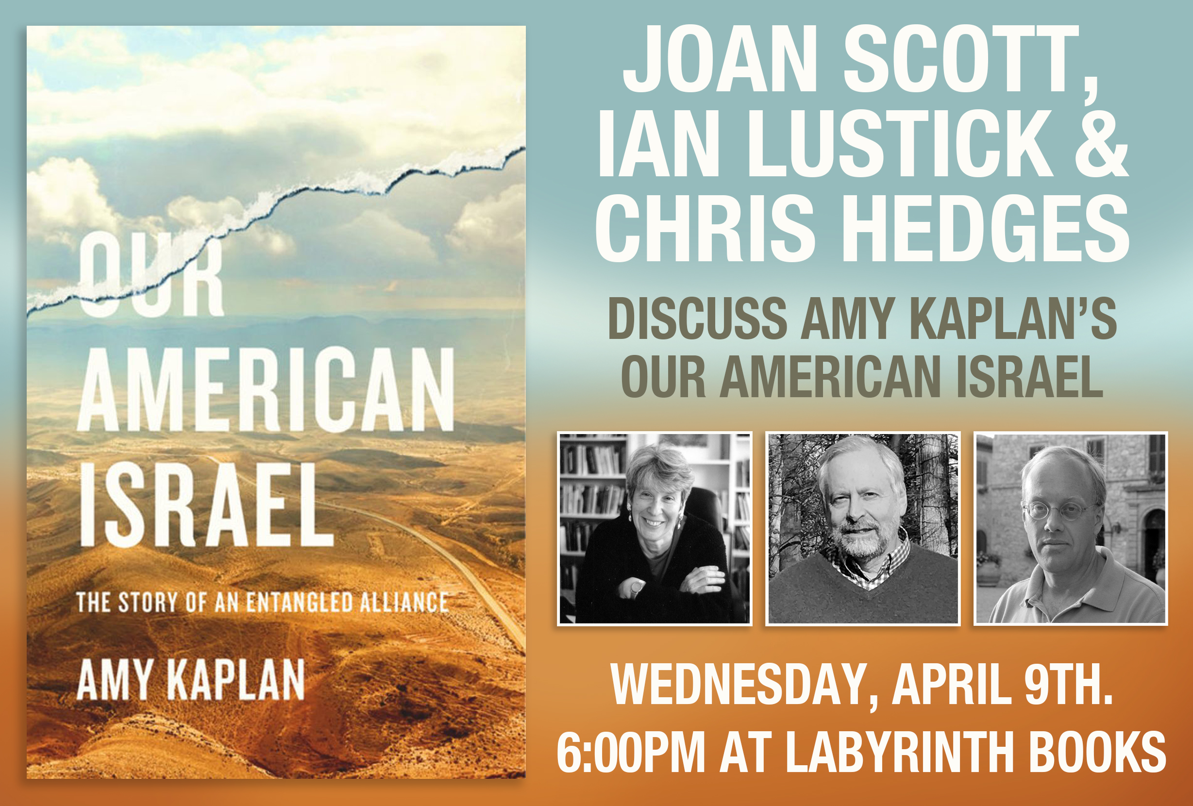 A Conversation on Amy Kaplan's "Our American Israel"-- Featuring Joan ...