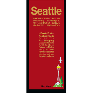 Red Maps SEATTLE Street Map and City Guide - Labyrinth Books