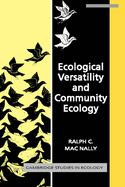 Ecological Versatility and Community Ecology - Labyrinth Books