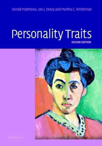Personality Traits | | 9780521538244 - Labyrinth Books