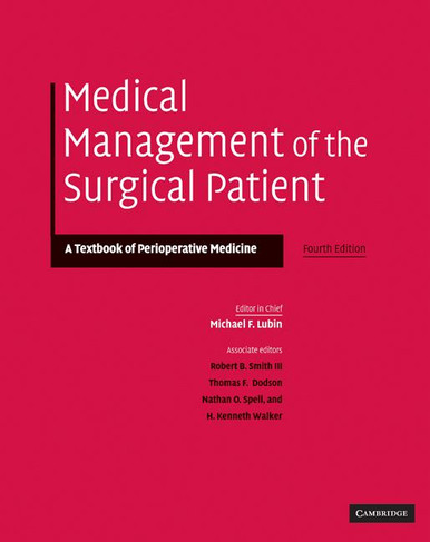 Medical Management of the Surgical Patient | | 9780521180115 ...