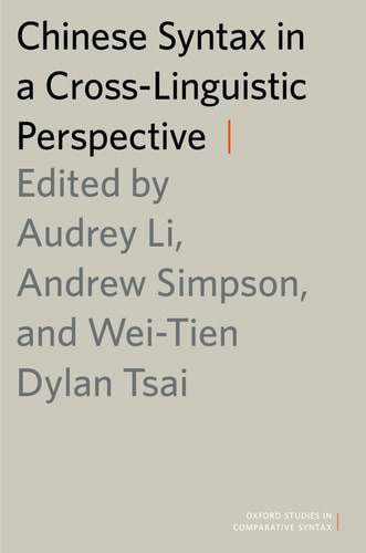 Chinese Syntax in a Cross-Linguistic Perspective - Labyrinth Books