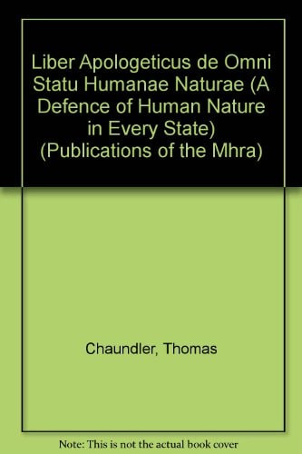Liber Apologeticus de Omni Statu Humanae Naturae - Labyrinth Books