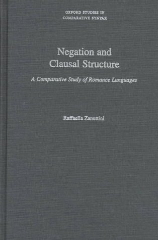 Negation and Clausal Structure - Labyrinth Books