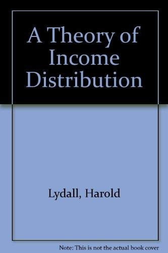 A Theory of Income Distribution - Labyrinth Books
