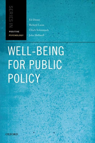 Well-Being for Public Policy - Labyrinth Books