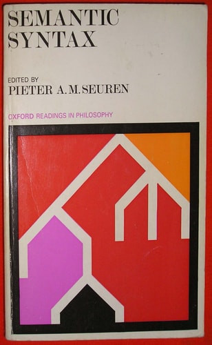 Semantic Syntax 9780198750284 Labyrinth Books