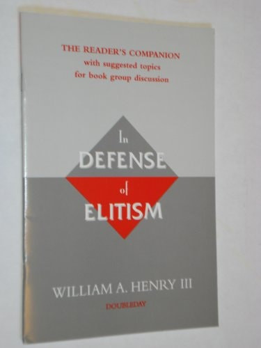 In Defense of Elitism - Labyrinth Books
