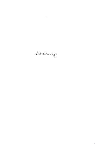 Étale Cohomology - Labyrinth Books