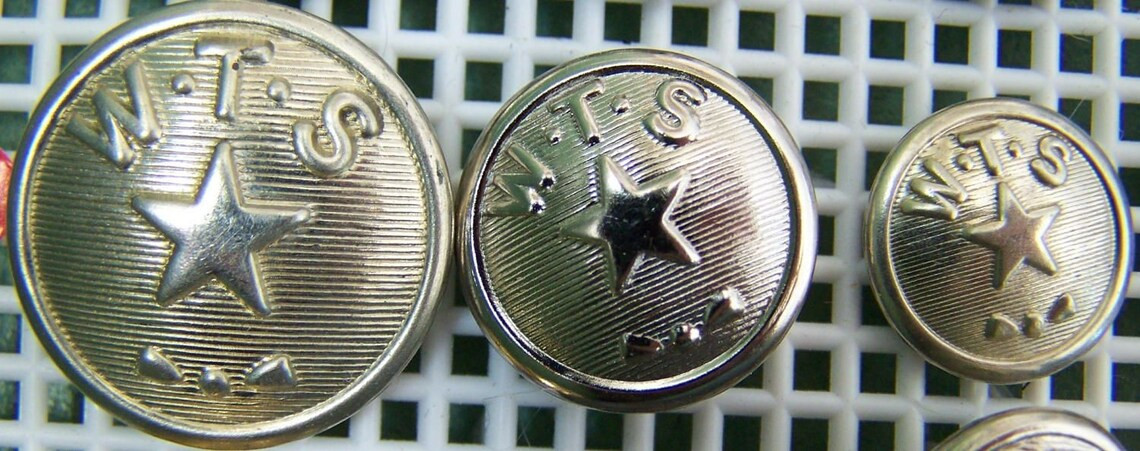 Bus driver Uniform Buttons 3 Different WTS - Winnipeg Transit System ...