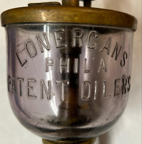 SCARCE LONERGAN'S Brass Oiler for Steam and Stationary Engines PATENT ...