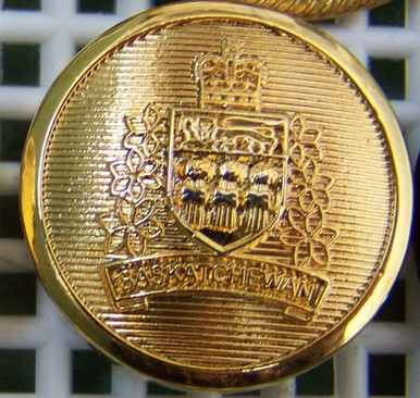 Saskatchewan Corrections Prison Guard SMALL uniform jacket button