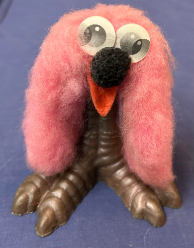 1960s Oily Rubber Jiggler Novelty Toy Monster with Flicker Eyes