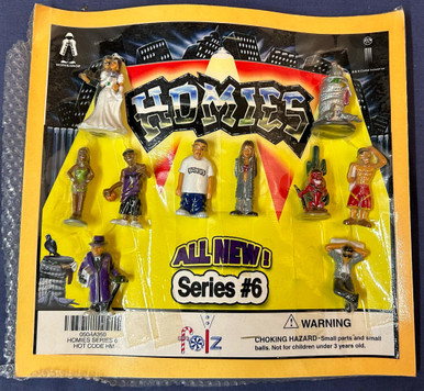 Homies Series 6 Assorted Mini Figures Vending Machine Display Card Sign ...