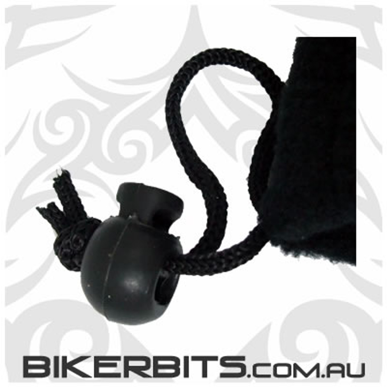 Black Single Layer Fleece Neck Warmer Biker Bits Australia