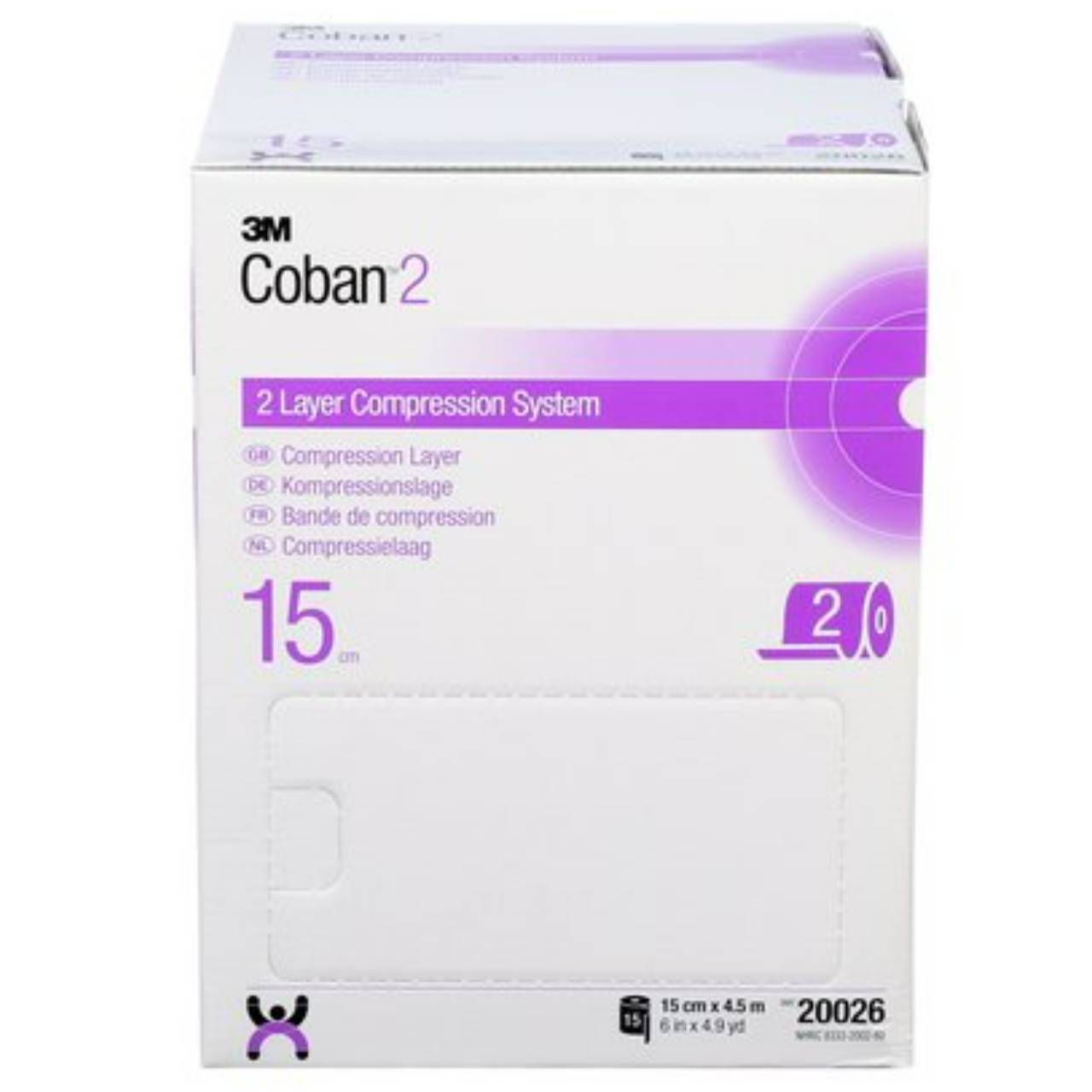 Coban 2 Two-Layer Compression Bandage System - Each