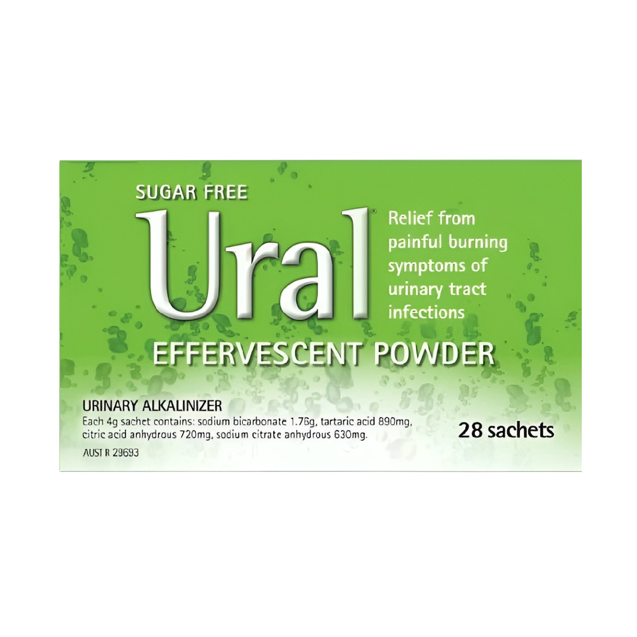 Ural Sachets Effervescent Powder | UTI Symptoms Relief