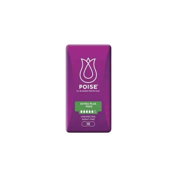 Poise Pads Extra Plus - 10 Pack | Alpha Medical Solutions