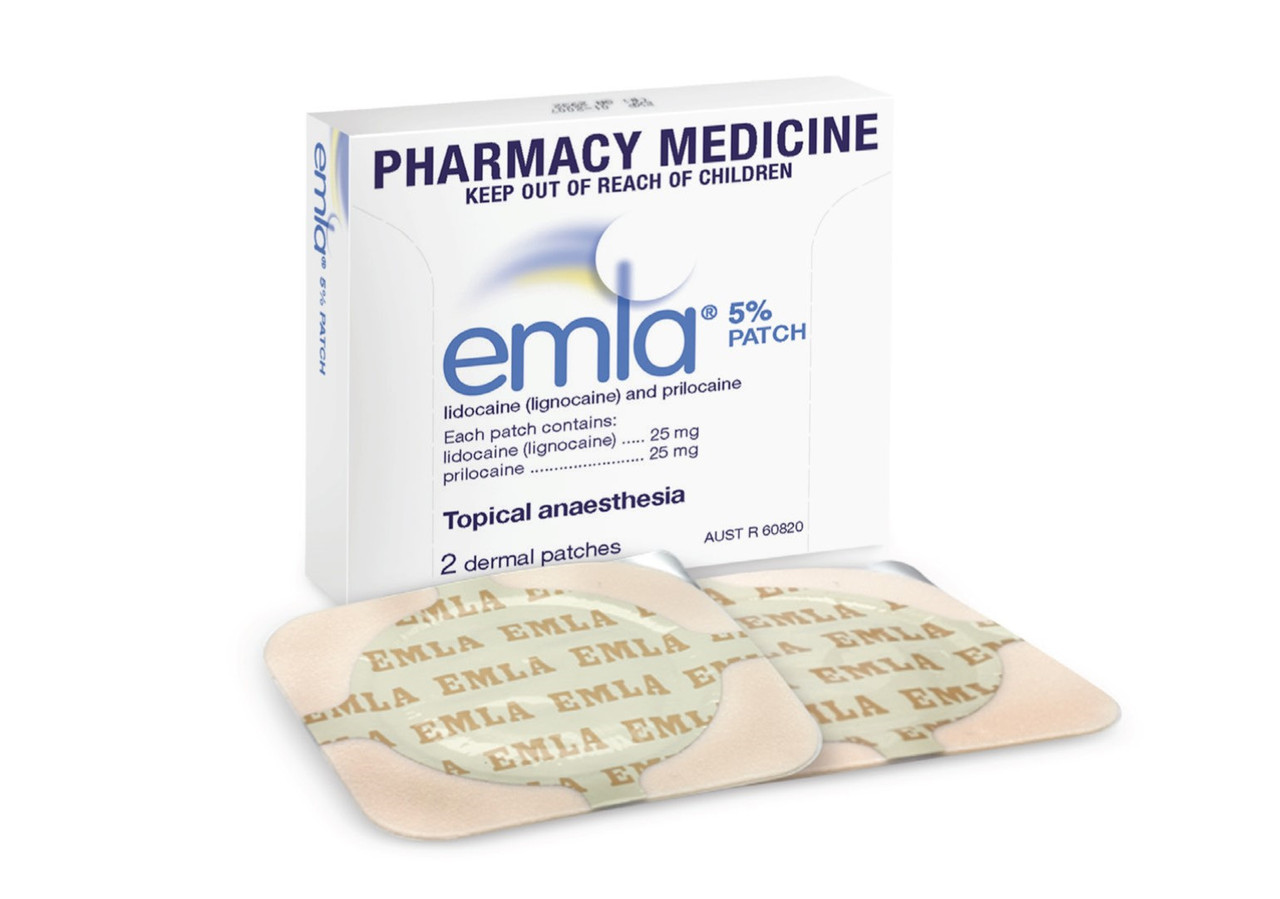 EmLa Patch Anaesthetics 5% Preservative-Free Relief - Pack
