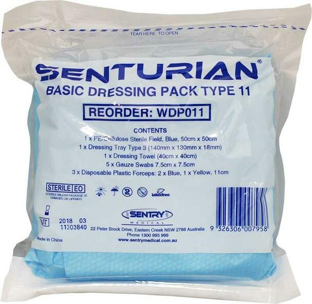 Senturian Basic Dressing Pack Type 11 Tear - 10 Pack