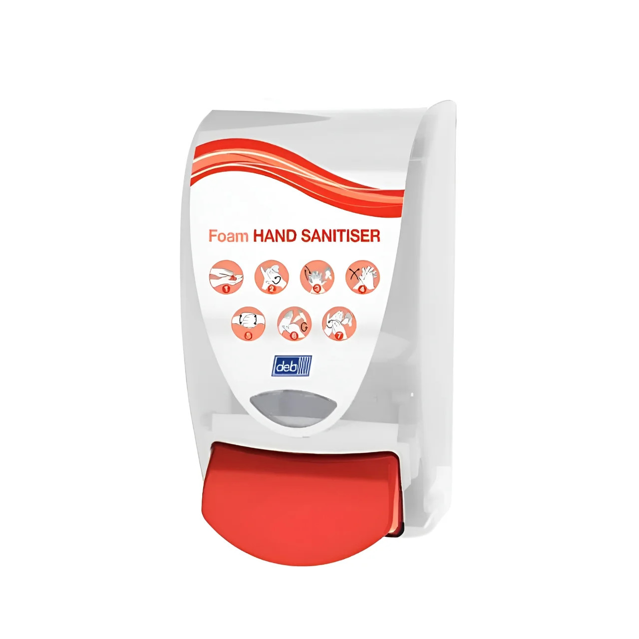 Cutan 1L Foam Hand Sanitiser Wall-Mounted Dispenser - Each