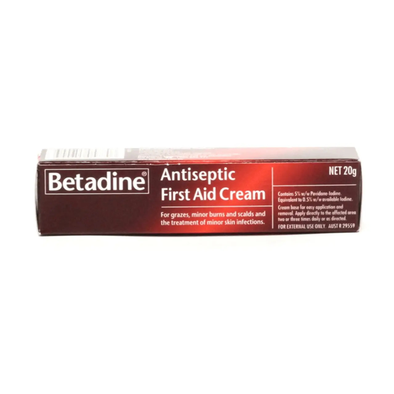 Betadine Antiseptic First Aid Cream 20g Tube - Each