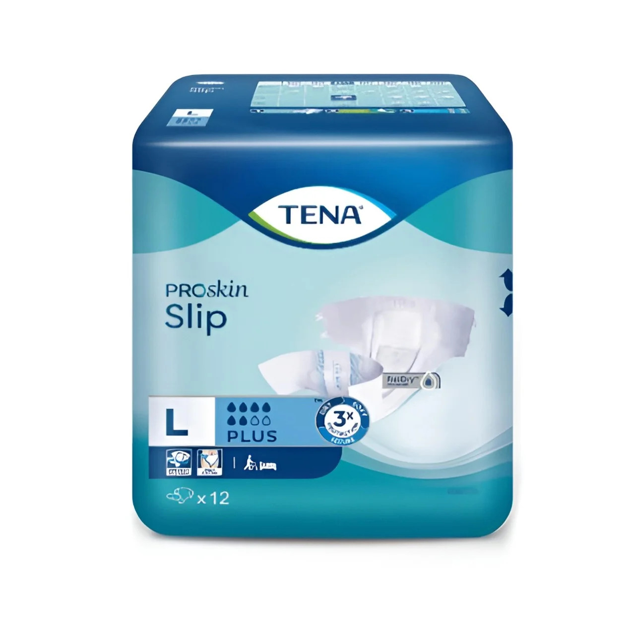 Tena Slip Plus Breathable Incontinence Brief - Pack