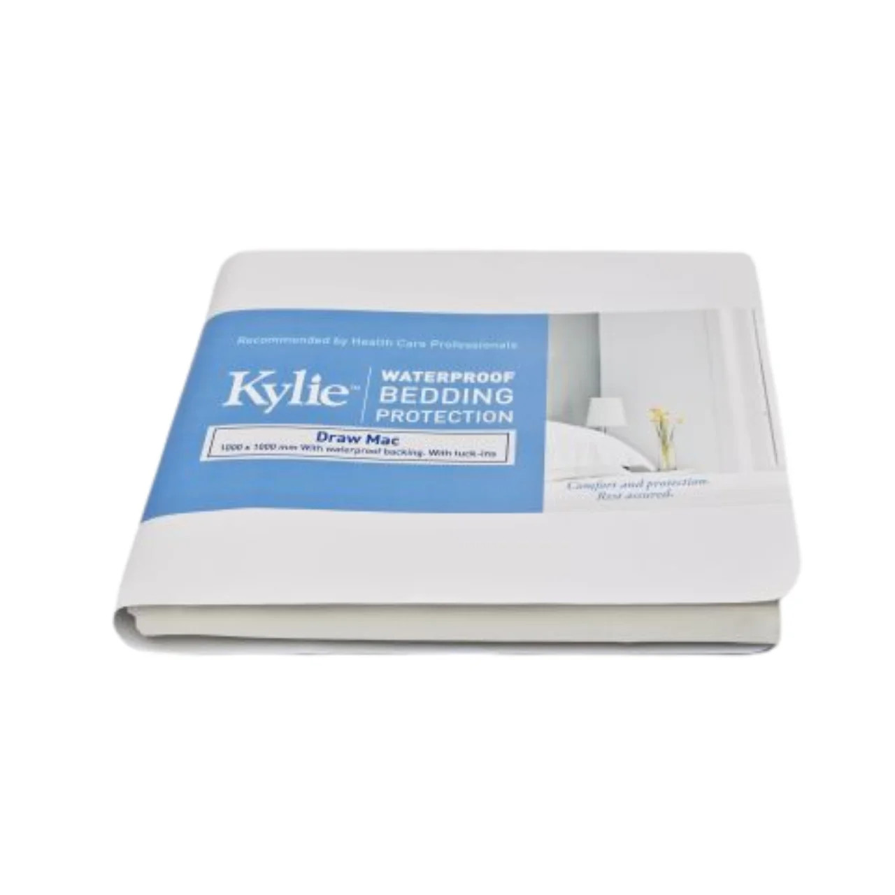 Kylie Draw Mac With Tuck Ins - 100X100cm Waterproof White