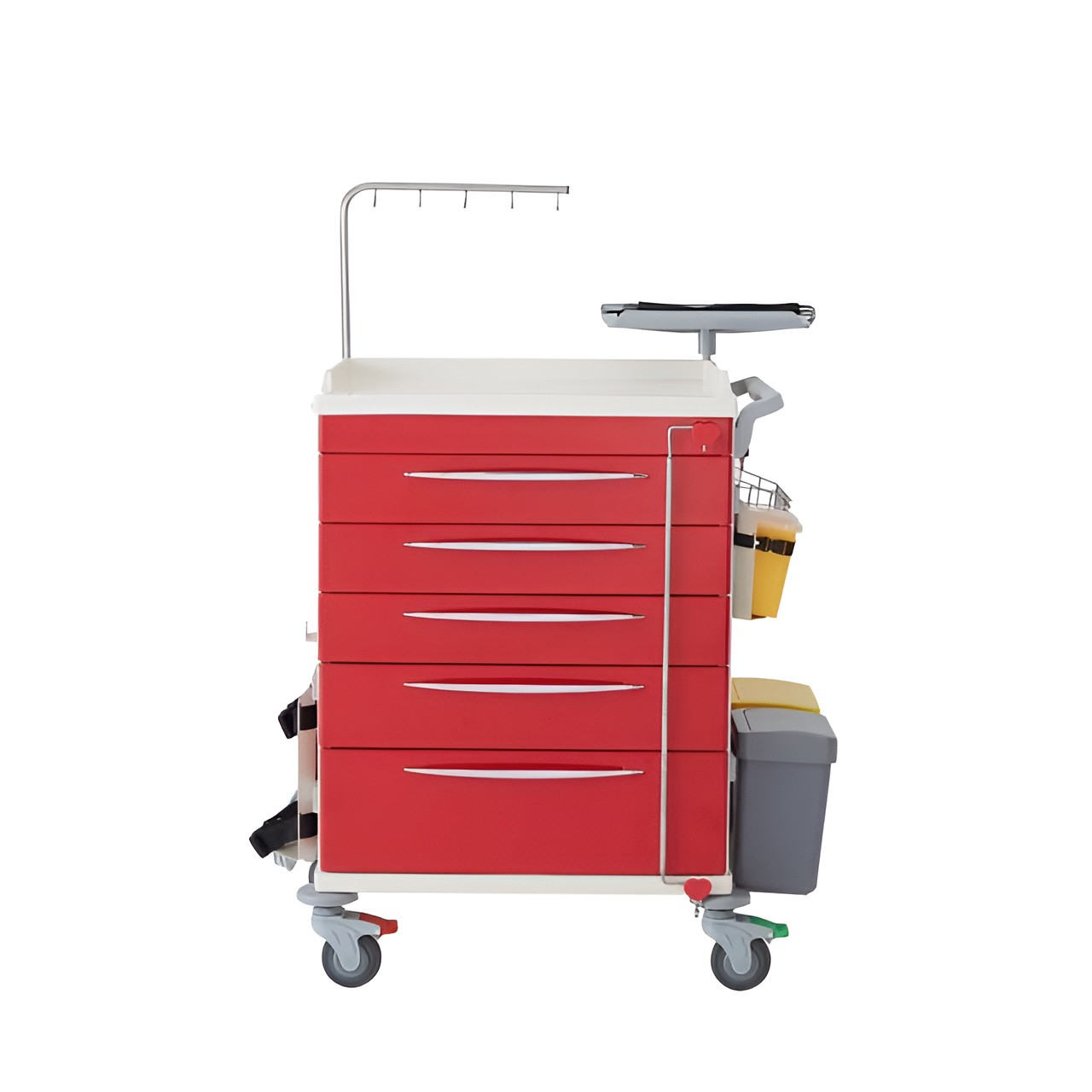 Emergency Trolley Red - Each | Alpha Medical Solutions