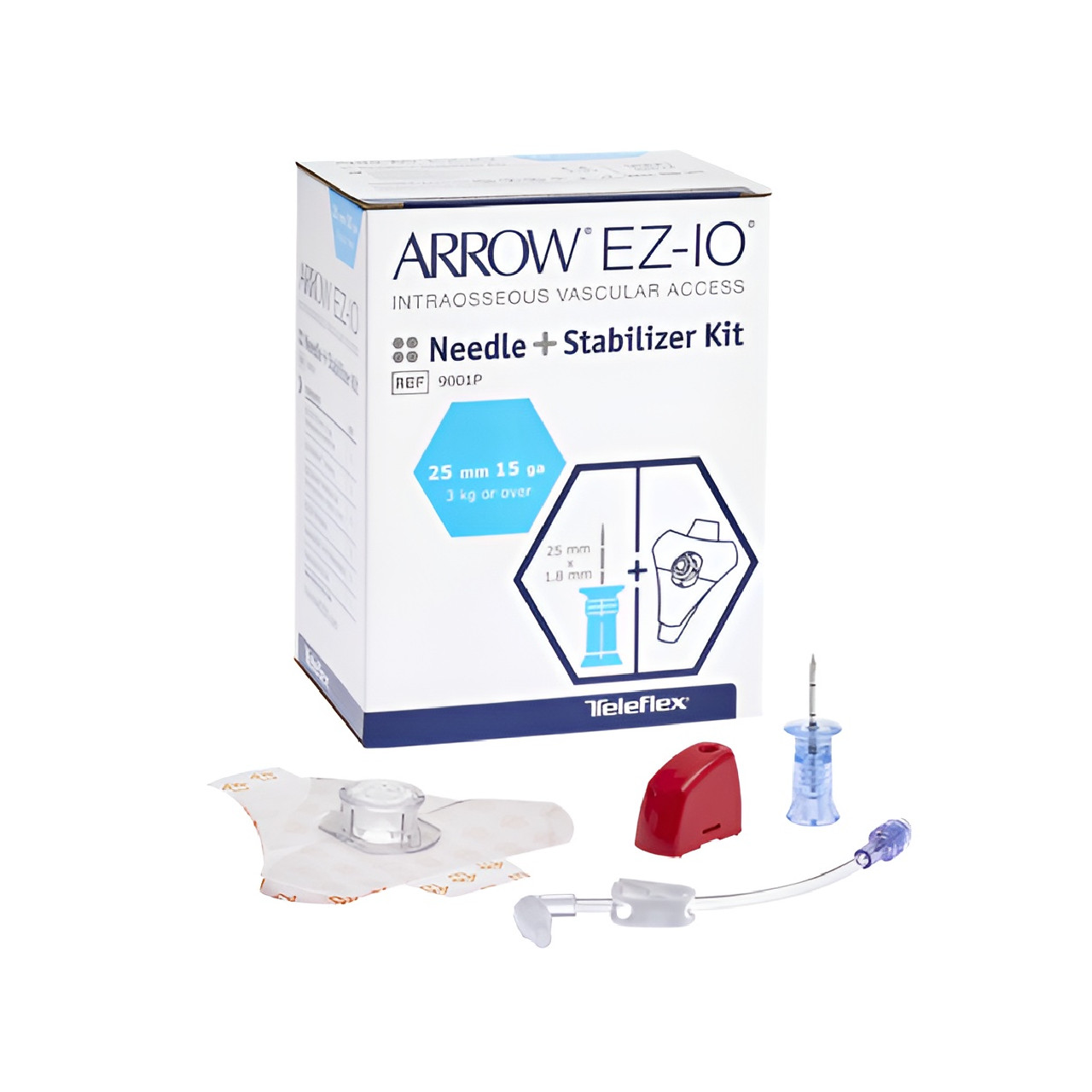 Arrow EZ-IO Needle Set + Stabilizer Dressing - 5 Pack