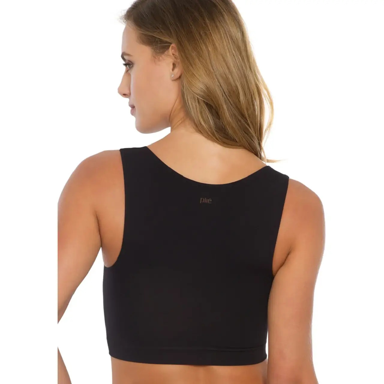 Control Aesthetic Support Bra Vest Black Wire-Free - Each