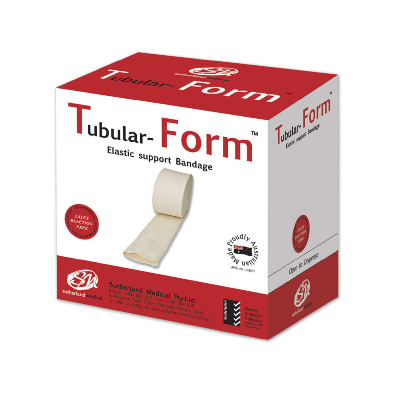 Tubular Form Compression Bandage Latex Free Flesh 10m - Each