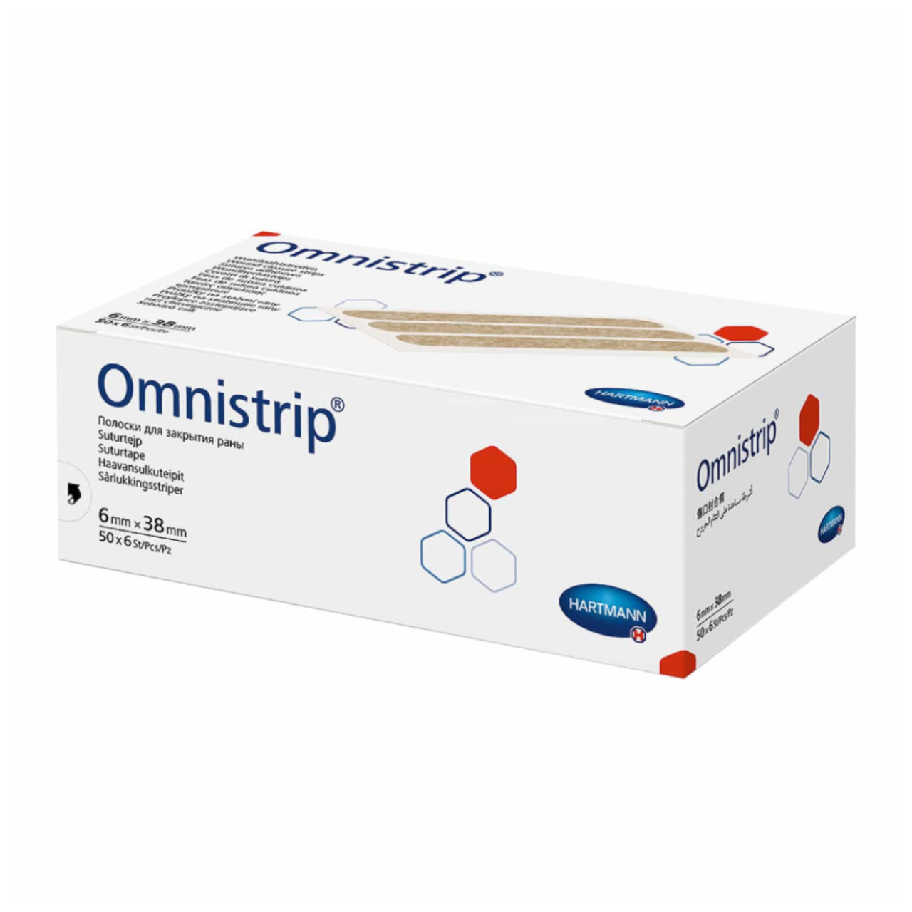 Omnistrip Closure Strips 6 x 38mm - 6 Pack | Alpha Medical