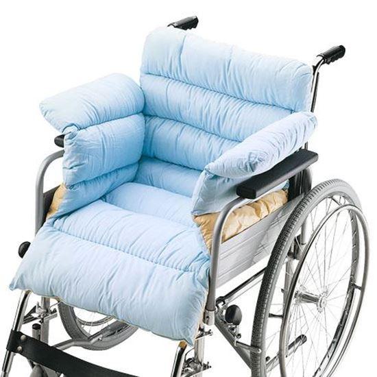 Padded Wheelchair Cushion with Back and Arm Padding