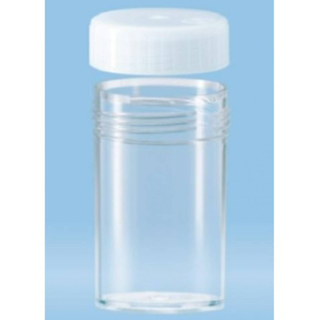 Urine Pathology Plastic Container 25ml Neutral Lid - 1200 Pk