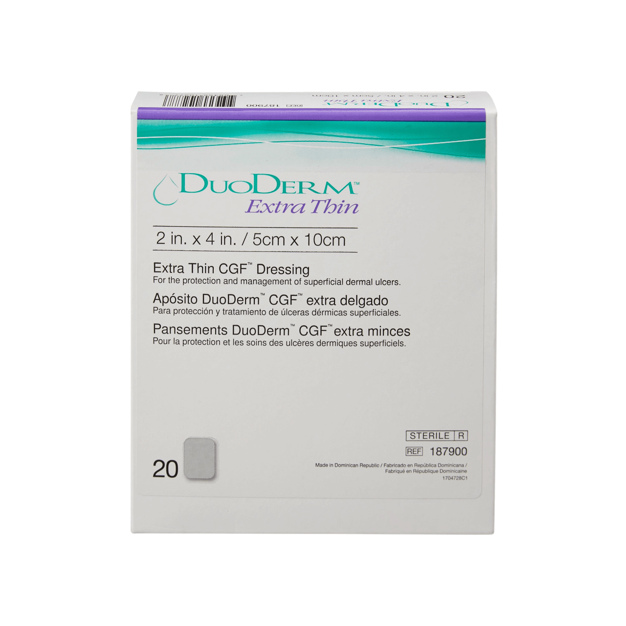 Duoderm Extra Thin Hydrocolloid Dressing - 10 Pack - Alpha Medical ...