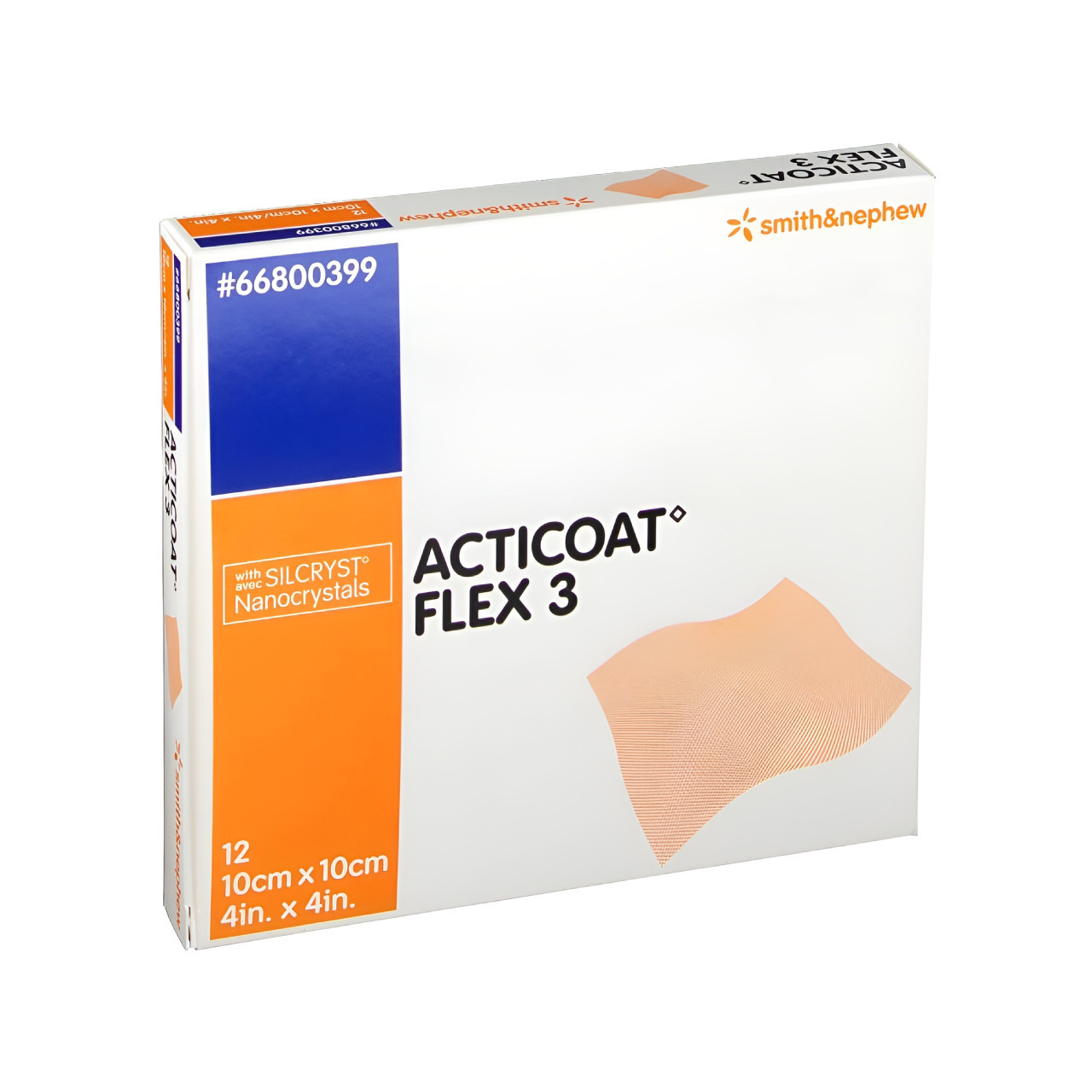 Acticoat Flex 3 Antimicrobial Barrier Dressings - 12 Pack