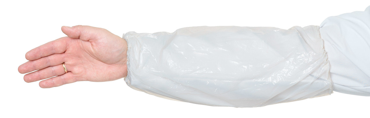 Waterproof Arm Sleeve Protector - L40 x W20 cm - 100 Pack