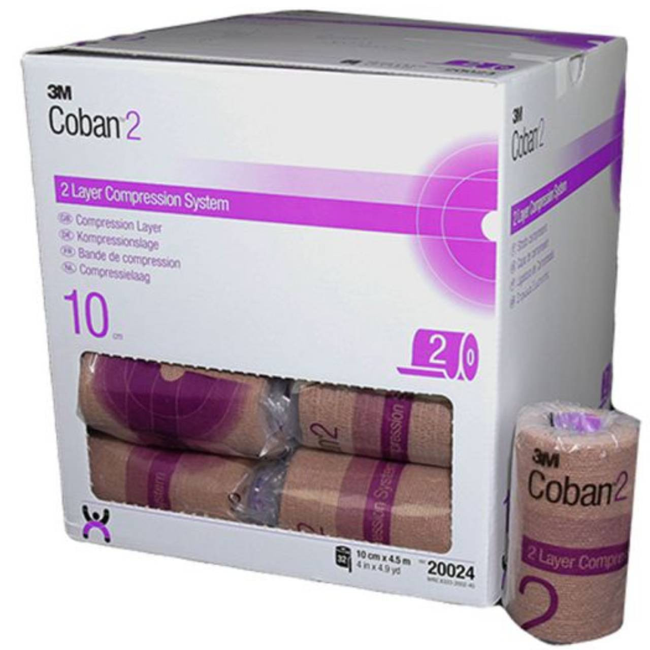 Coban 2 Two-Layer Compression Bandage System - Each