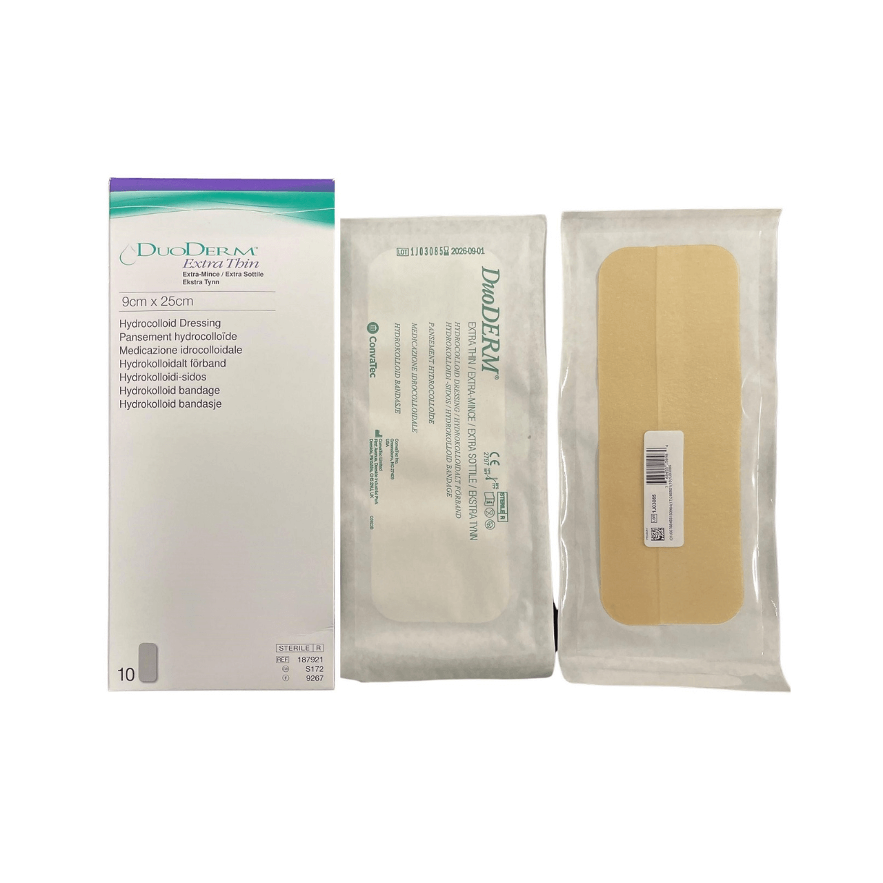 Duoderm Extra Thin Hydrocolloid Dressing - 10 Pack