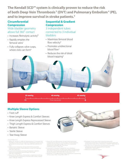 Kendall SCD700 Compression System Pump - Enhance Circulation