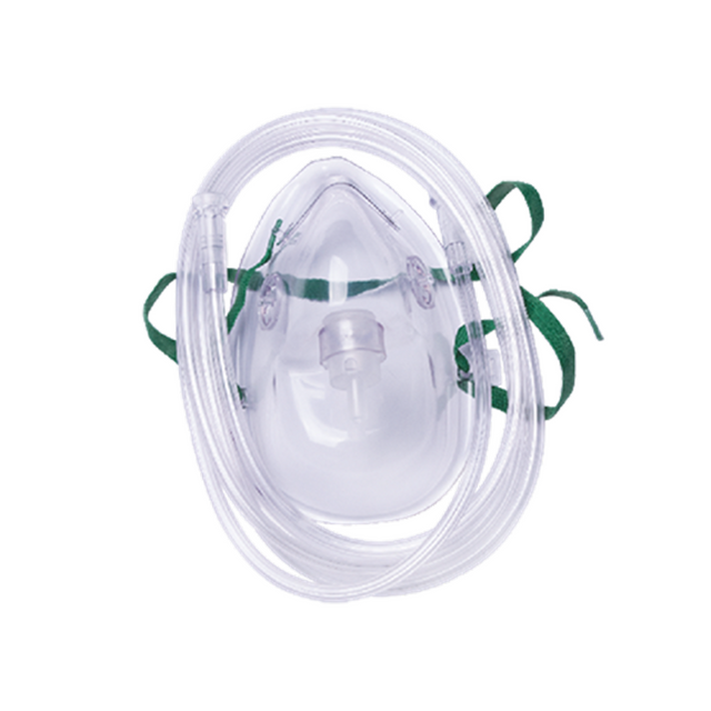 Hudson Mask Adult Oxygen w/ Tubing | Alpha Medical Solutions