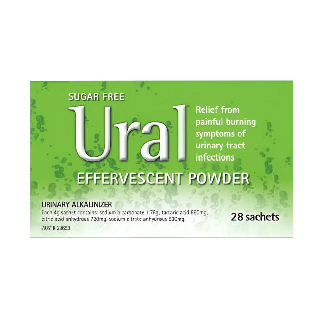Ural Sachets Effervescent Powder | UTI Symptoms Relief