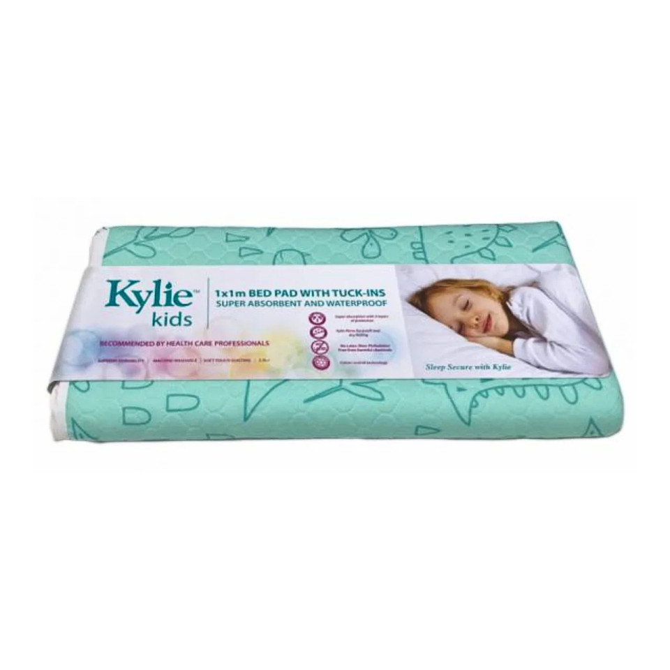 Kylie Kids Waterproof w/ Tuck-Ins Bed Pad 100x100cm 2500ml