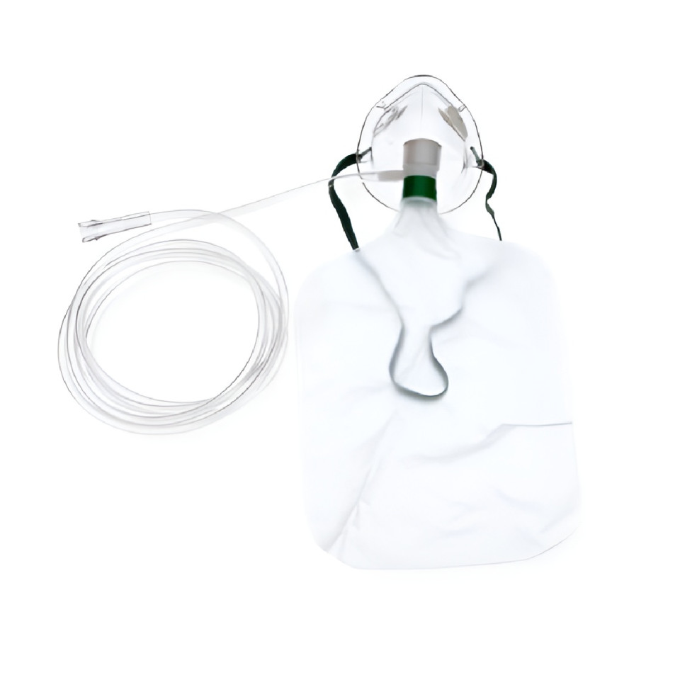 Hudson Mask Adult Oxygen w/ Tubing | Alpha Medical Solutions