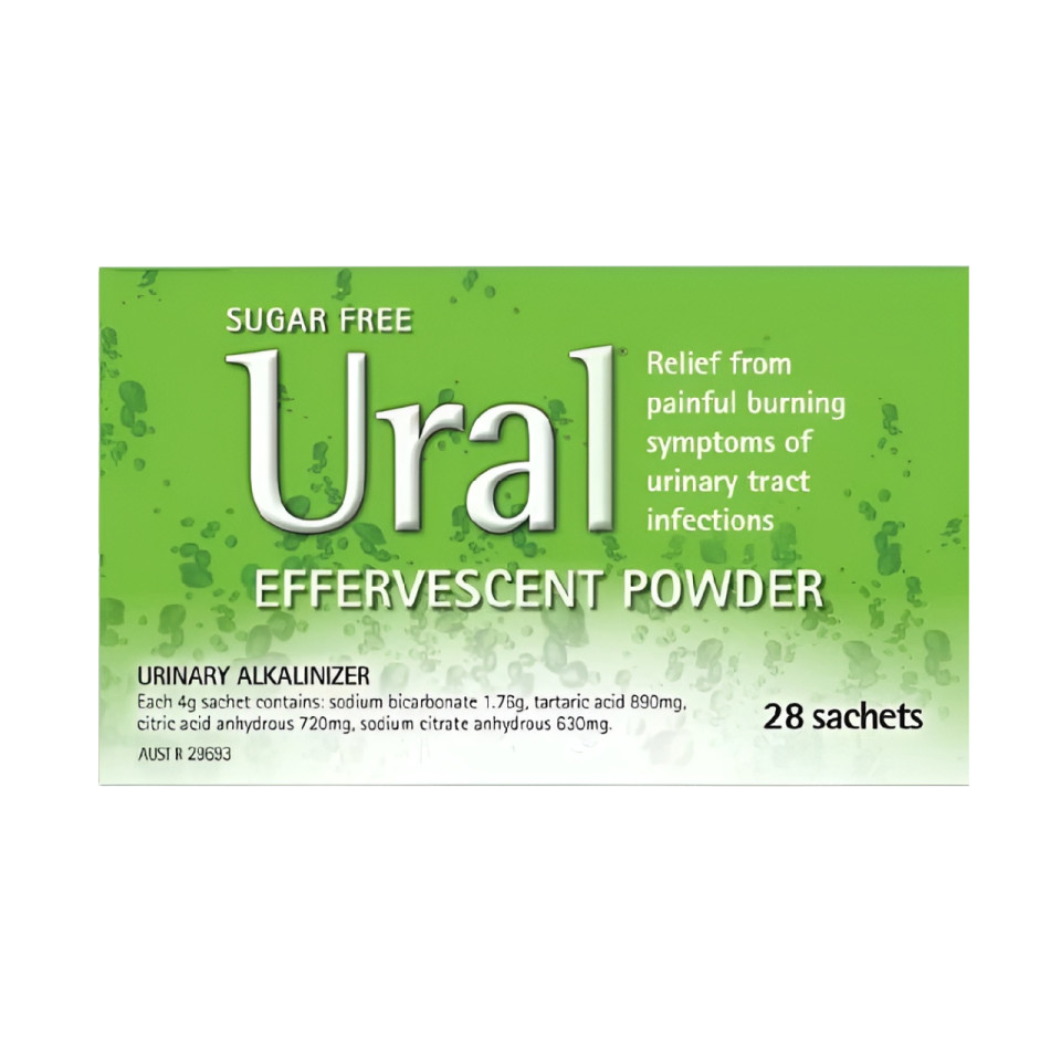 Ural Sachets Effervescent Powder | UTI Symptoms Relief