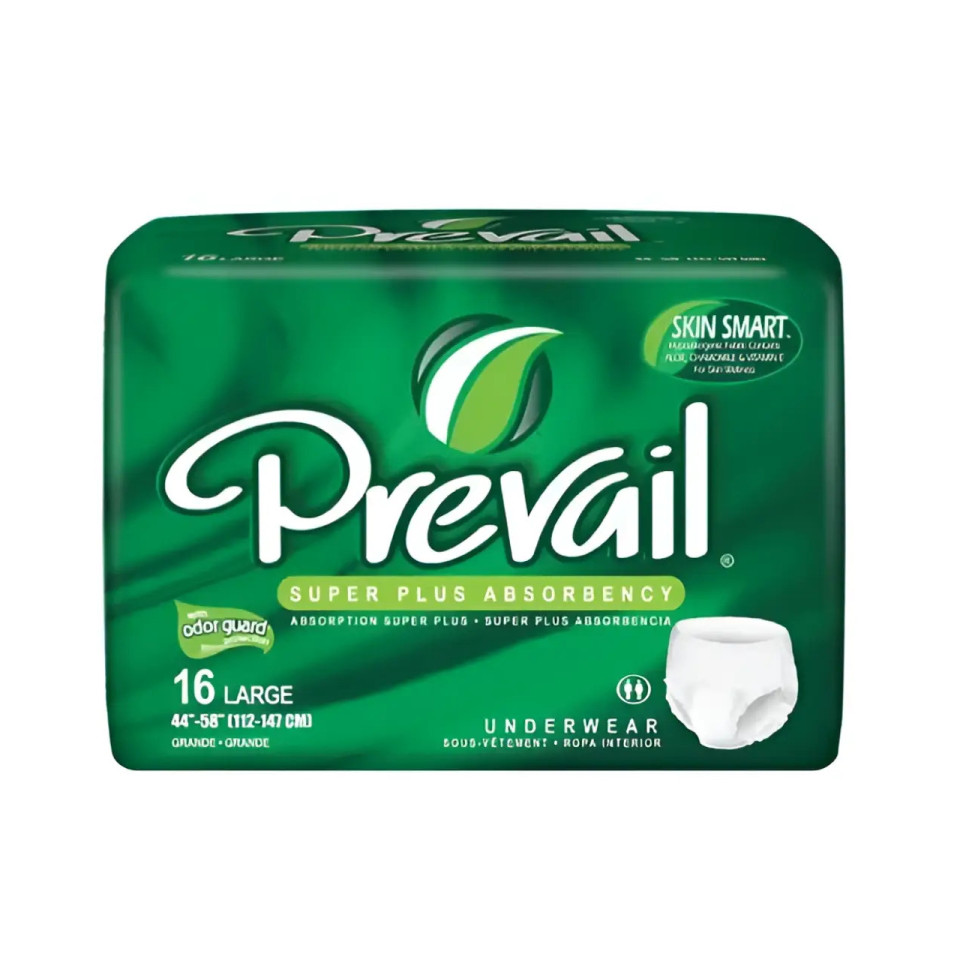 Prevail Super Plus Underwear Unisex 1066ml Large - 16 Pack