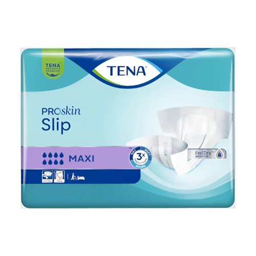 Tena Slip Maxi Adjustable Elastic Waistband, 8 Drops - Pack