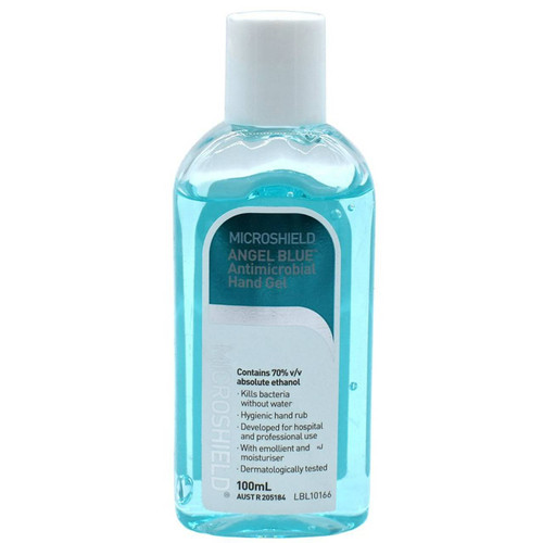Hand Sanitiser Microshield Angel Blue 100ml - Each